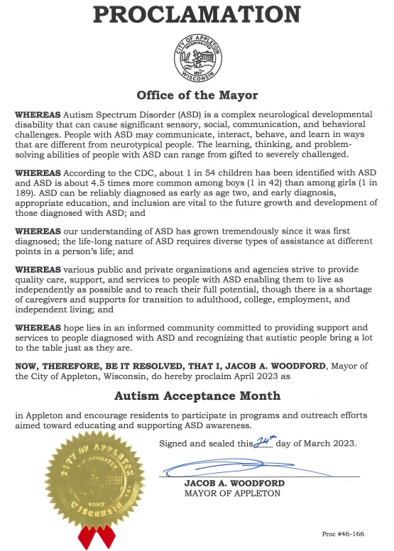 Mayor Woodford Presents 7 Proclamations – Golden Rule Day, Hemophilia ...