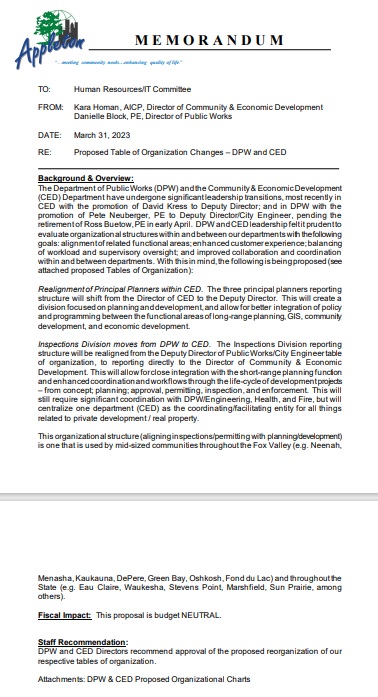Human Resources And Information Technology Committee Approves ...