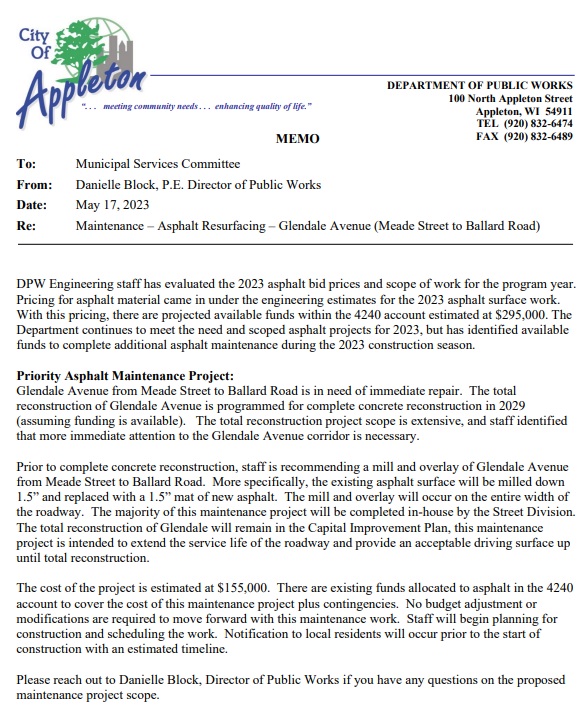 Municipal Services Committee Meeting 05/22/2023 – Will Vote On Lawe ...